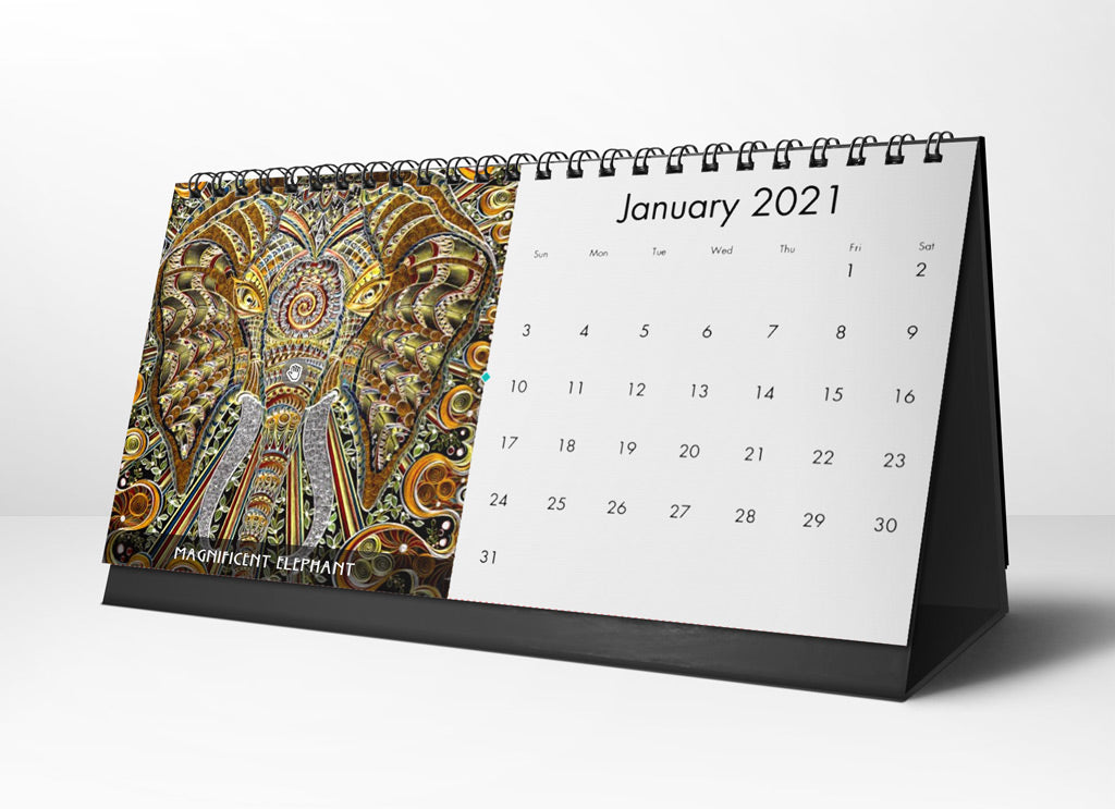 Desk Calendar 2021 – Nadia Satya Art Catalog